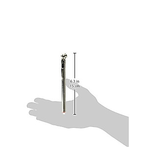 Milton S-921 Pencil Tire Pressure Gauge, Passenger Car, With Built-in Deflator Valve, Durable Plated Brass, Pressure Measured In PSI & kPa