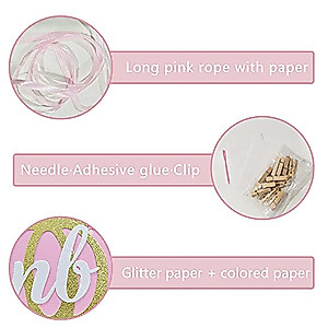 Pumpkin 1st Birthday Photo Banner, Glitter Pumpkin Bnaner Newborn to 12 Month Photo Display for Pumpkin Baby Shower Fall First Birthday Party Decor