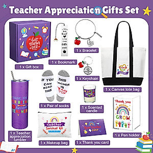 FoldTier Teacher Appreciation Gifts Thank You Best Teacher Gift Basket for Teachers Appreciation Week Themed Retirement Gift Ideas