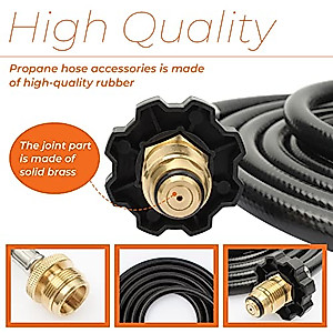 F273704 10 Ft Propane Hose Assembly Compatible with Mr. Heater Big Buddy Indoor/Outdoor Heater MH9B MH18B