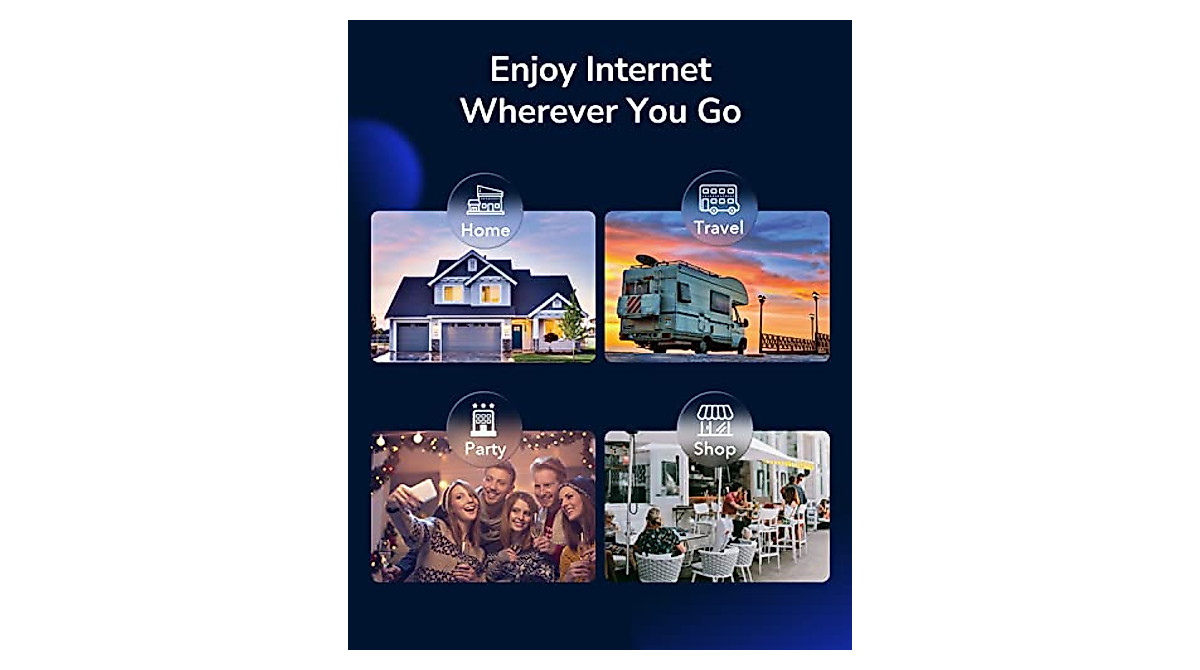 Cudy AC1200 Unlocked 4G LTE Router | Dual Band WiFi