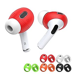 5 Pairs for AirPods Pro 2 Ear Tips Covers [Fit in The Charging Case] TOLUOHU Silicone Anti-Slip Ear Tips Covers Compatible with Apple AirPods Pro 2nd Generation 2022 [5 Color]