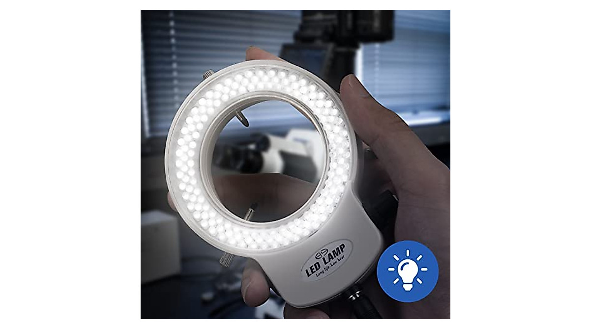 Annhua 144 LED Ring Light for Microscopes