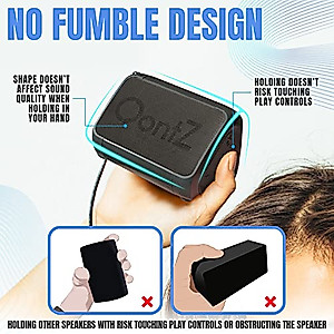 OontZ Angle Solo - Bluetooth Portable Speaker, Compact Size, Surprisingly Loud Volume & Bass, 100 Foot Wireless Range, IPX5, Perfect Travel Speaker, Bluetooth Speakers by Cambridge Sound Works (Black)