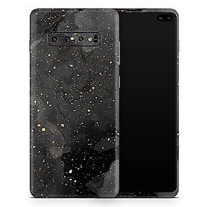 DesignSkinz Karamfila Watercolor & Gold V10 Protective Vinyl Decal Wrap Skin Cover Compatible with The Samsung Galaxy S20 (Screen Trim & Back Glass Skin)
