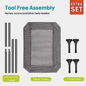 Dog Cot Bed Elevated Dog Bed Cooling Dog Raised Bed with Washable & Breathable Mesh Indoor & Outdoor 25 Inch Dog Cots for Small Dogs