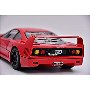 APLIQE Scale Model Vehicles for Ferrari F40 Ferrari F40 Out-of-Print Alloy die-Casting Simulation Collection car Model 1:18 Model Vehicles (Color : Z)