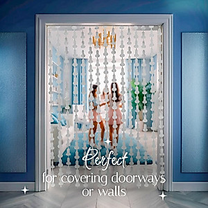 2 Pack Spicy Shining Silver Bridal Shower Backdrop - Foil Curtains - Creative Bachelorette Party Decorations - Bridal Shower Decor for Photoshoots - 3.3 x 6.6 Ft