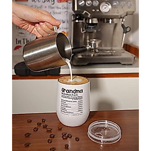 Heartfelt Grandma Tumbler - 12oz - Best Grandma Ever Tumbler - Best Grandma Gifts - Grandma Mug - Grandma Birthday Gifts - First Time Grandma Gifts from Granddaughter, Grandson, Grandkids