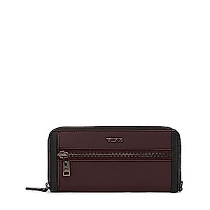 TUMI - Voyageur Zip-Around Continental Wallet for Women - Deep Plum