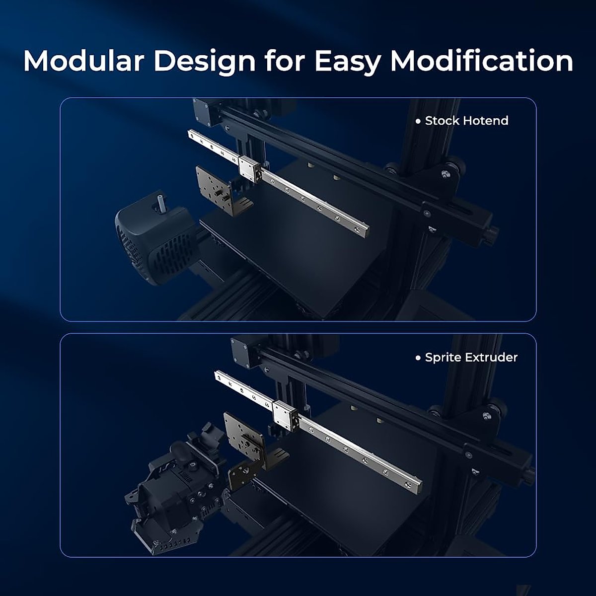 Official Creality Ender 3 X-axis MGN12C Linear Rail Guide Kit with Fix Plate Mount Bracket Support Sprite Pro kit for Creality Ender3 Ender 3 Pro Ender 3 V2 3D Printers