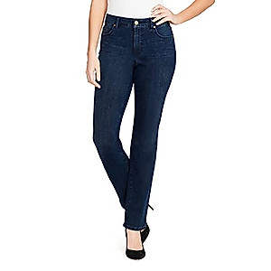 Bandolino Women's Mandie Signature Fit 5 High Rise Jean Regular, Nightfall, 10