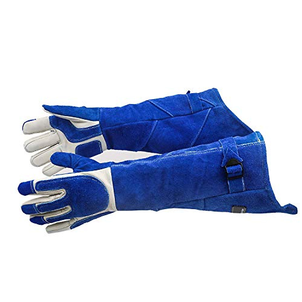 Sporting Style Animal Handling Gloves Bite Proof Reinforced Leather for Dog Training,Cat Scratch,Multipurpose Pet Glove, Grooming,Falcon,Grabbing,Reptile,Snake