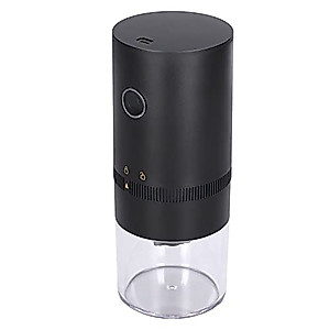 Coffee Grinder, Portable Electric Coffee Grinder for Office and Home, Electric Grinder for Coffee Beans, Peanut, Beans, Spice, Nuts (Black)
