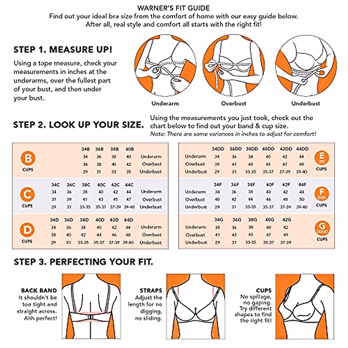 Warner's Women's No Side Effects Underarm-Smoothing Comfort Wireless Lightly Lined T-Shirt Bra 1056, Black, 40C