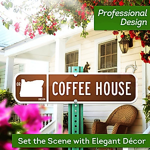 Custom Street Sign, Address Sign, 8 Colors, Reflective Option, Mounting Options, 6x24 Inch, Thick Rust-Free AlumaBond, Made in USA By My Sign Center (US State)