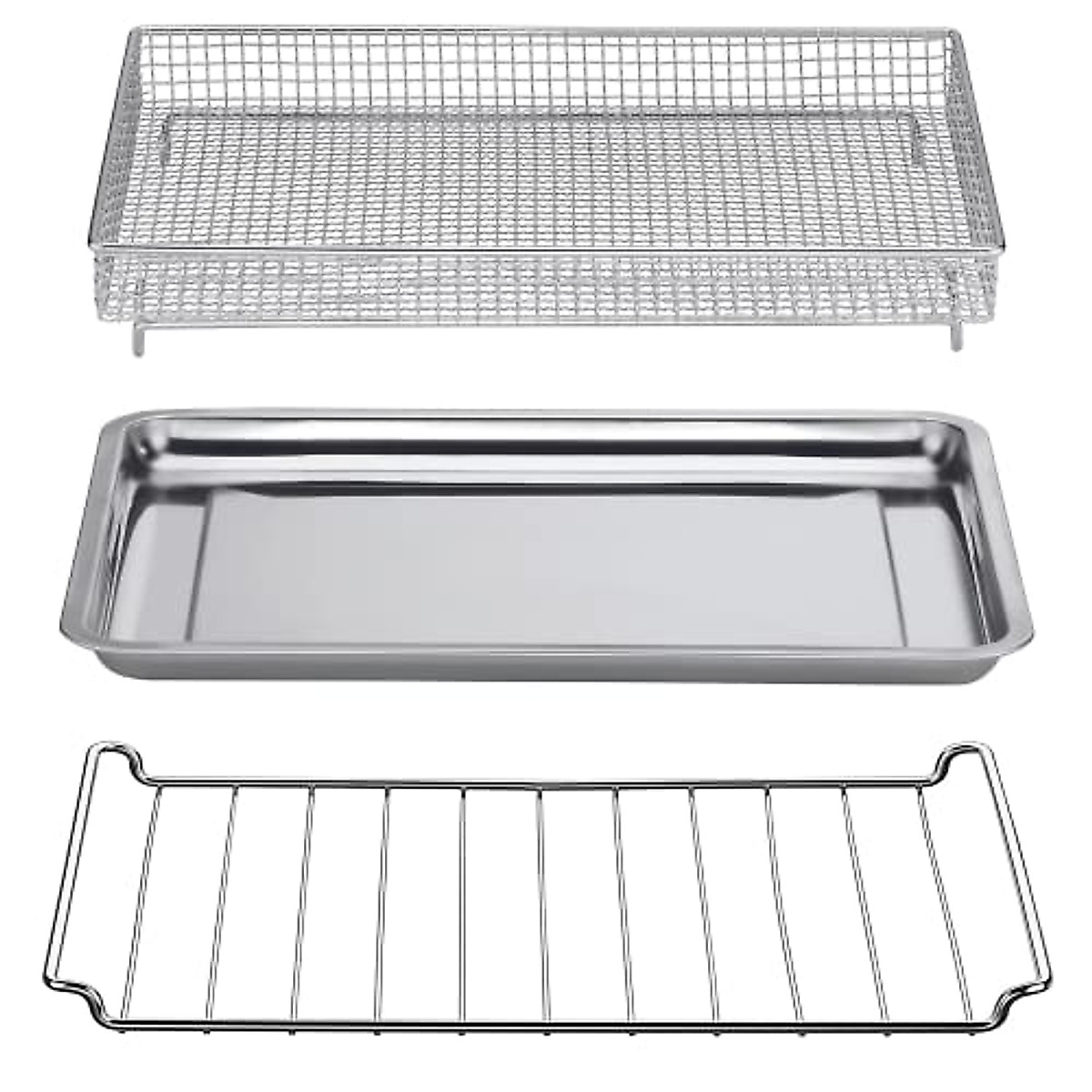 Cuisinart TOA-95 Digital AirFryer Toaster Oven, Premium 1800-Watt Oven with Digital Display and Controls – Extra-Large Capacity, Intuitive Programming and Adjustable Temperature, Stainless Steel