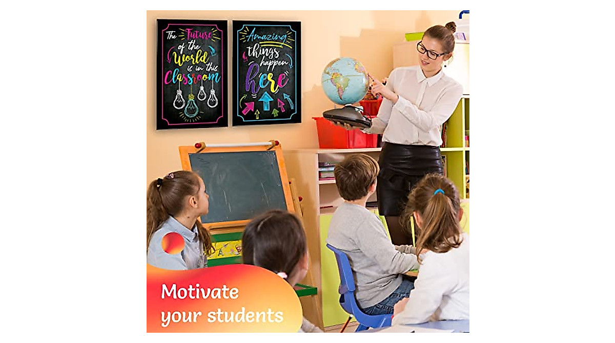 Inspirational Classroom Posters Set for Student Motivation