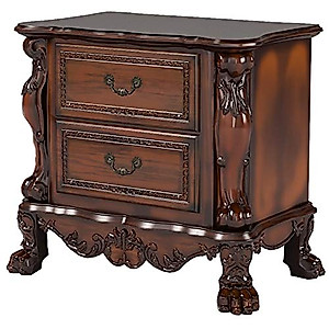 ACME Dresden Nightstand - 12143 - Cherry Oak
