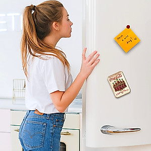 Desperate Enterprises at Fountains & in Bottles Retro Coca-Cola Refrigerator Magnet - Funny Magnets for Office, Home & School - Made in The USA