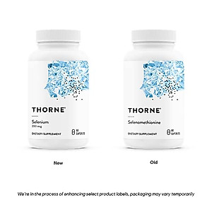 Thorne Selenium - 200 mcg Selenium Supplement for Antioxidant Support - 60 Capsules