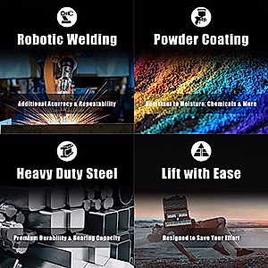 BIG RED 10 Ton (20,000 LBs) Torin Welded Hydraulic Car Bottle Jack for Auto Repair and House Lift, Black, AT91003BB