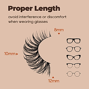 Lashes Eyelashes Lashes Wispy False Eyelashes Natural Eyelashes Mink Lashes by SPECSIE, SPECSIE #Daffodil