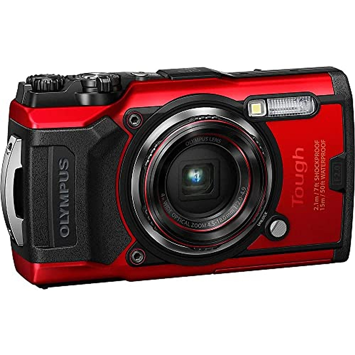 Inspiring Tough TG-6 Waterproof Camera (Red)