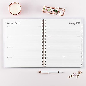 Blue Sky 2023 Weekly and Monthly Planner, January - December, 8.5" x 11", Frosted Cover, Wirebound, Joselyn (142079)