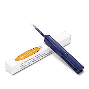Fiber Optic Cleaner,Fiber Optic connectors Cleaning,Fiber Optic Cleaner Pen with 800+ Cleans for LC/MU 1.25mm UPC/APC Ferrules Push Type