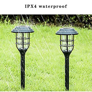 Garden Lights Solar Powered Solar Garden Lights，Solar Lights Outdoor，Home LED Solar Waterproof Garden Decoration Lawn Street Lamp, Suitable for Courtyard, Garden Outdoor-Post-Lights