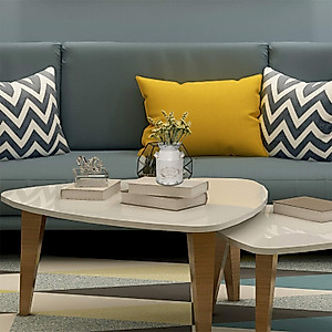 PHILPETY Shabby Chic Classy Designed White Milk Can Galvanized Finish Metal Vase Country Rustic Primitive Decorative Flower Holder, 7.5" H