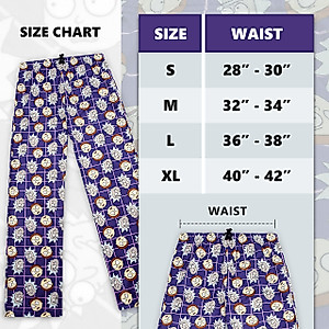 Handcraft Mens Pajama Pants for Men, Mens Lounge Pants, Gifts for Men, Rick and Morty Men's Pajama Bottoms
