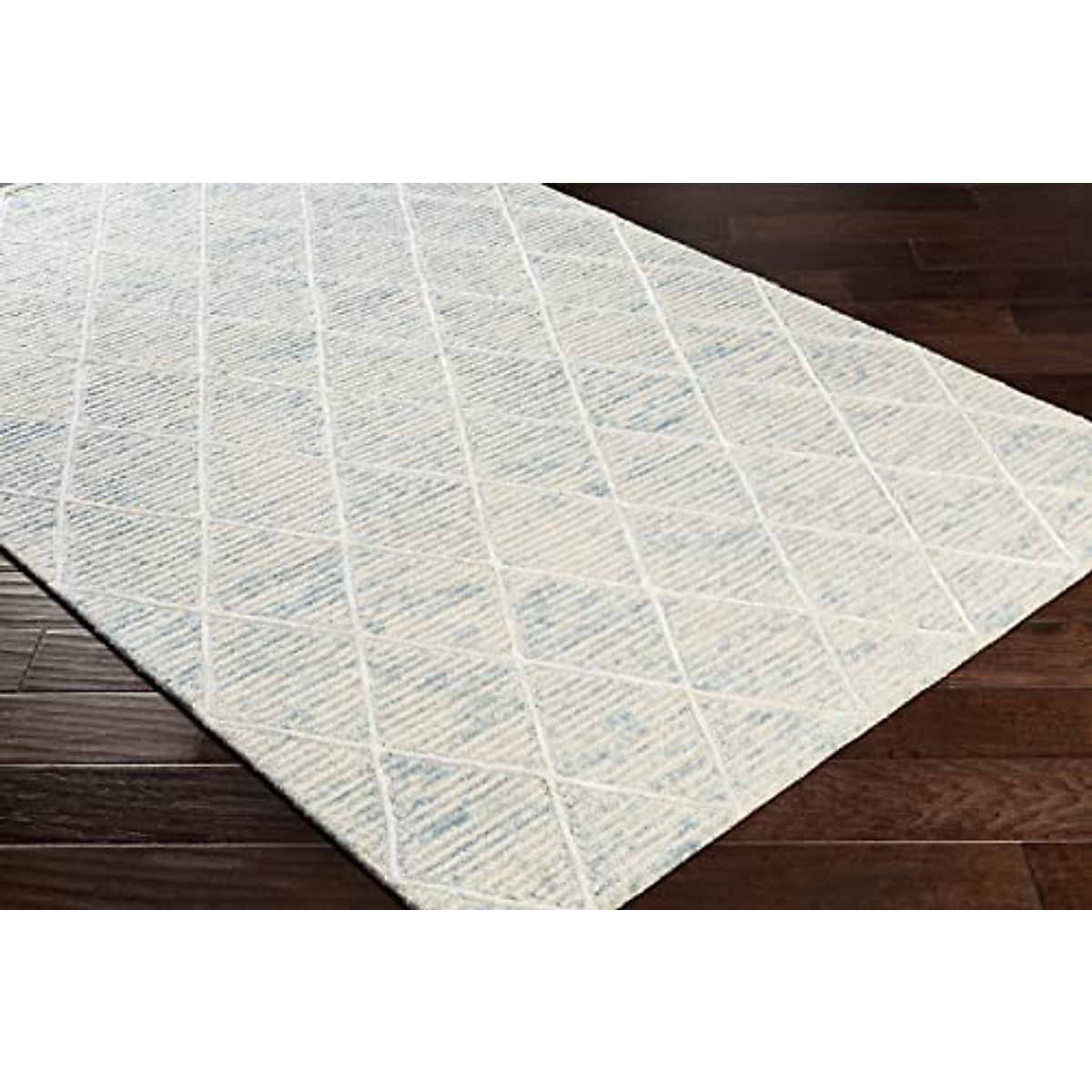 Mark&Day Area Rugs, 9x12 Miette Modern Ice Blue Area Rug, Blue Cream Carpet for Living Room, Bedroom or Kitchen (9' x 12')