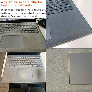 XISICIAO Full Size Keyboard Palm Rest Cover for Microsoft Surface Laptop 3/4/5 Palm Pads Wrist Rests Film Protector,Avoid Stain for 13.5 Inch Laptop(US Layout) (Black for Laptop 3/4/5 13.5 inch)