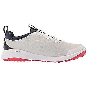 PUMA Golf Men's Fusion PRO Golf Shoe, Puma White-Puma Navy-for All Time Red, 13