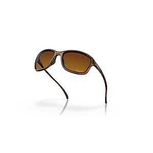 Oakley Woman Sunglasses Matte Brown Tortoise Frame, Brown Gradient Polarized Lenses, 59MM