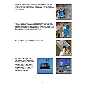 OdorStop OS721 72W UV Air Purifier with 16-in Bulbs