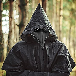 Starhig Halloween Plague Doctor Mask,Steampunk Bird Plague Doctor mask Long Nose Beak Cosplay Halloween Party