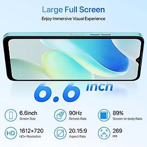 UMIDIGI Unlocked Cell Phone, G5 Android 13 Smartphones, 5000mAh 8+128GB/TF 1TB Expand, Ultra-Slim 6.6" Screen Unlocked Phones, 50MP AI Camera Fingerprint/Face Unlocked 4G Dual SIM Mobile Phones