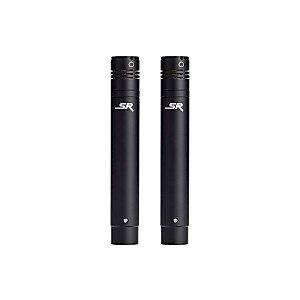 Monoprice Stage Right Series Small Pencil Condenser Microphones (625907), Black