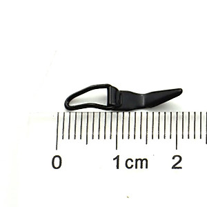 Luresport 20pcs Stainless Steel Hook Keeper for Lure Collapsible Rod Building Component Repair Fishing Rod DIY Accessory