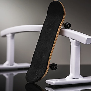 YUJUN 20PCS 38mmX110mm Wooden Fingerboard Foam Grip Tape Black Pro Skateboard Grip Tape Stickers