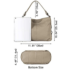 YALUXE Genuine Leather Shoulder Bag Stylish Womens Crossbody Travel Top-Handle Mothers Day Gifts