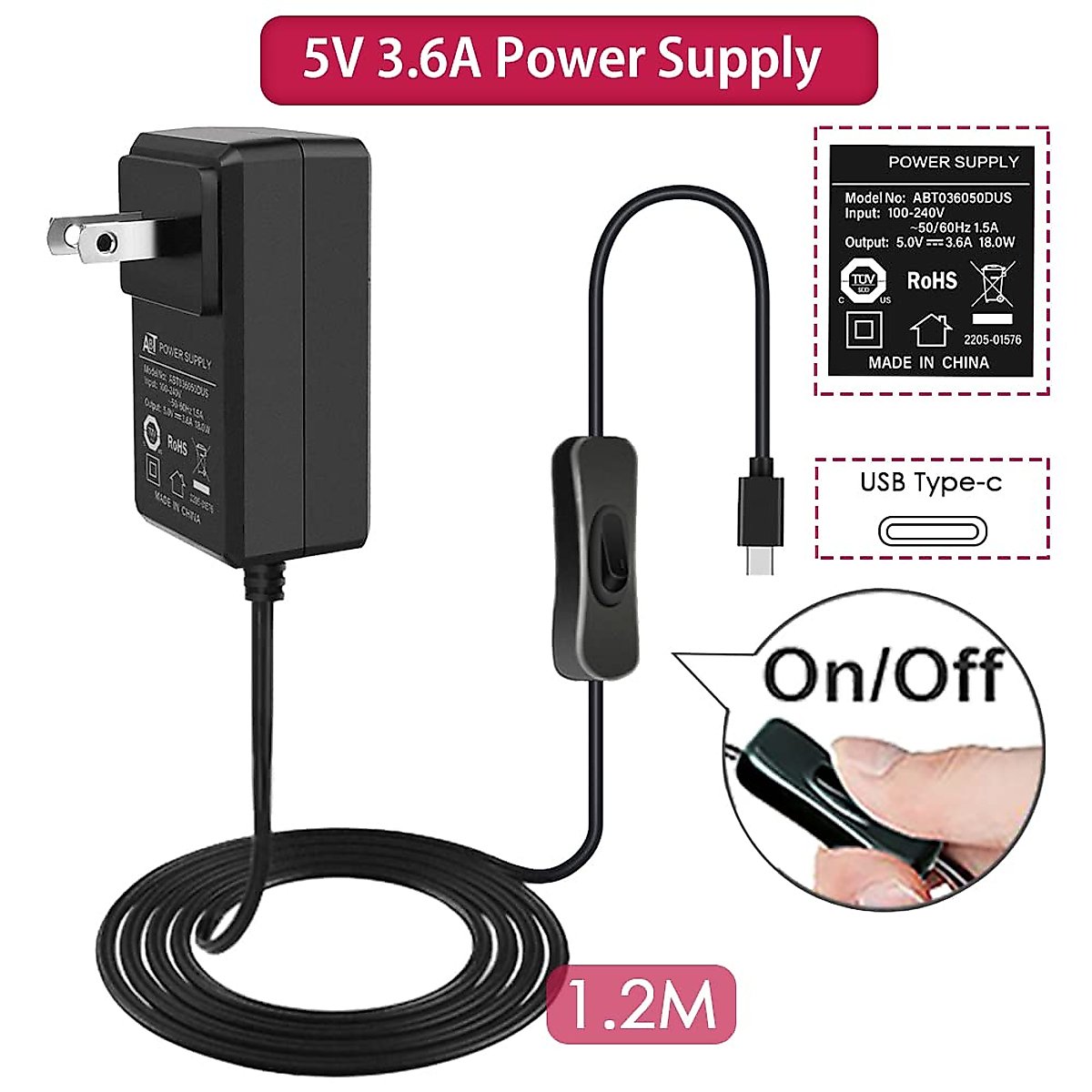 GeeekPi Case with PWM Fan for Raspberry Pi 4, 18W 5V 3.6A USB-C Power Supply for Raspberry Pi 4, Heatsinks, USB Card Reader, Micro HDMI Cable, Micro HDMI to HDMI Adapter for Raspberry Pi 4 8GB/4GB/2GB