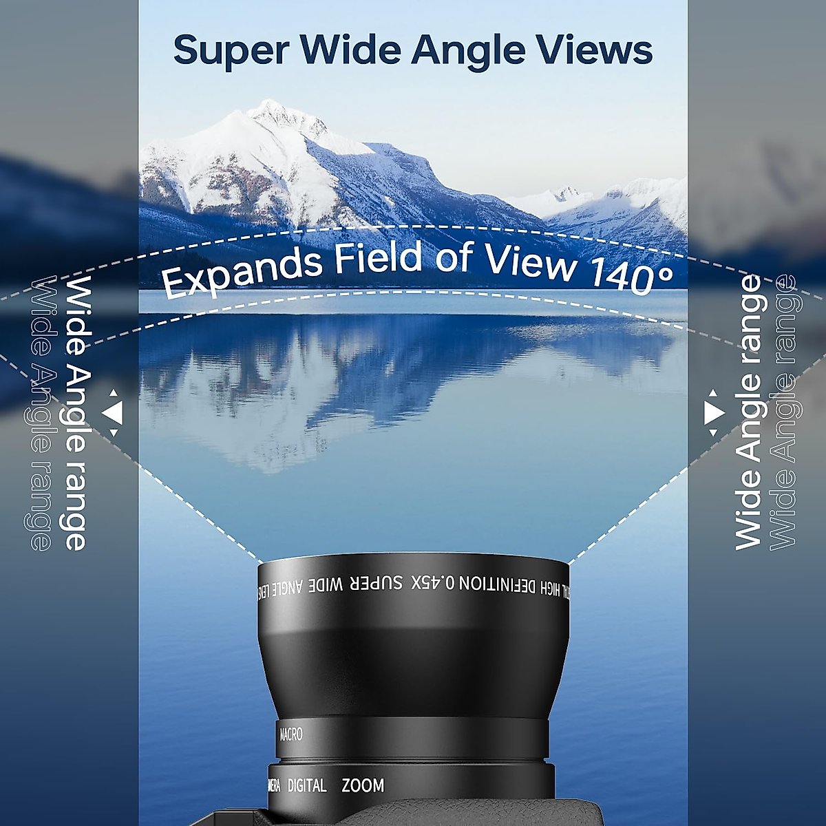 Hojocojo 4KVlogging Camera, 56MP Cameras for Photography，180° Flip Screen, 18X Digital Zoom, 32GB TF Card, 52mm Wide Angle & Macro Lenses,Compact Camera for Beginners