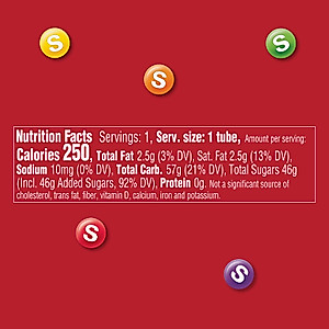 SKITTLES Littles Originals Rainbow St Patricks Day Mega Tubes Tiny Chewy Candy, 45.6 Oz, 24 Ct Bulk Box