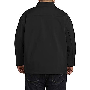 Amazon Essentials Men's Water-Resistant Softshell Jacket, Black, X-Small