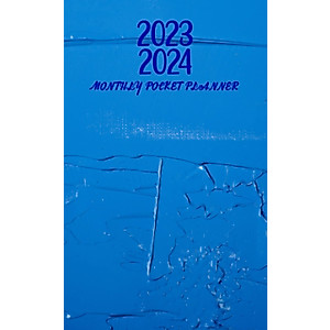 2023-2024 Monthly Pocket Planner: Small 2 Year Calendar Schedule Organizer Start January 2023 to December 2024 with Holidays|Includes Place for Contacts, Notes, Important Dates, and Passwords