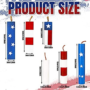 6 Pcs 4th of July Tiered Tray Decor July 4th Firework Tiered Tray Sign Patriotic Memorial Day Centerpieces Rustic Fireworks Wood Sign Independence Day Wooden Table Decor for Home Tables